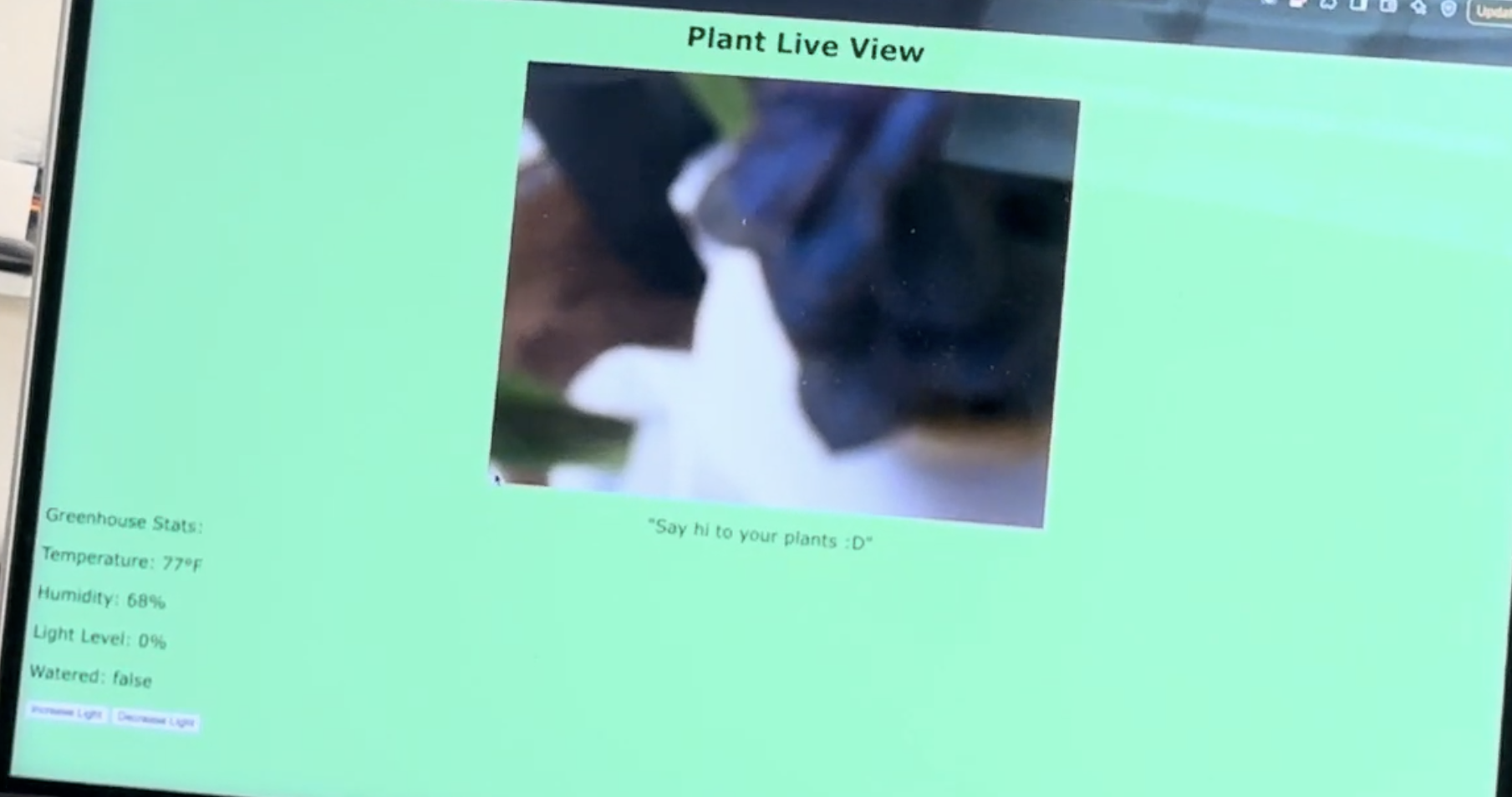 ECE 5725 Final Project: Smart Greenhouse